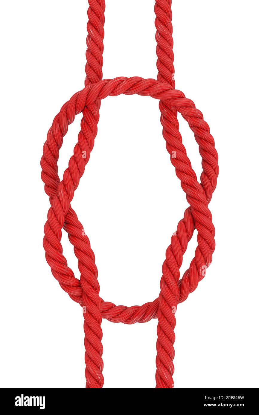 How to tie a reef knot hi-res stock photography and images - Alamy