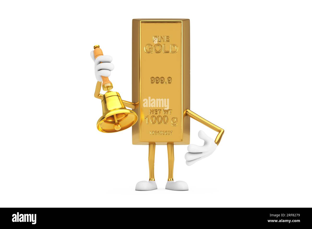 Golden Bar Cartoon Person Character Mascot with Vintage Golden School ...