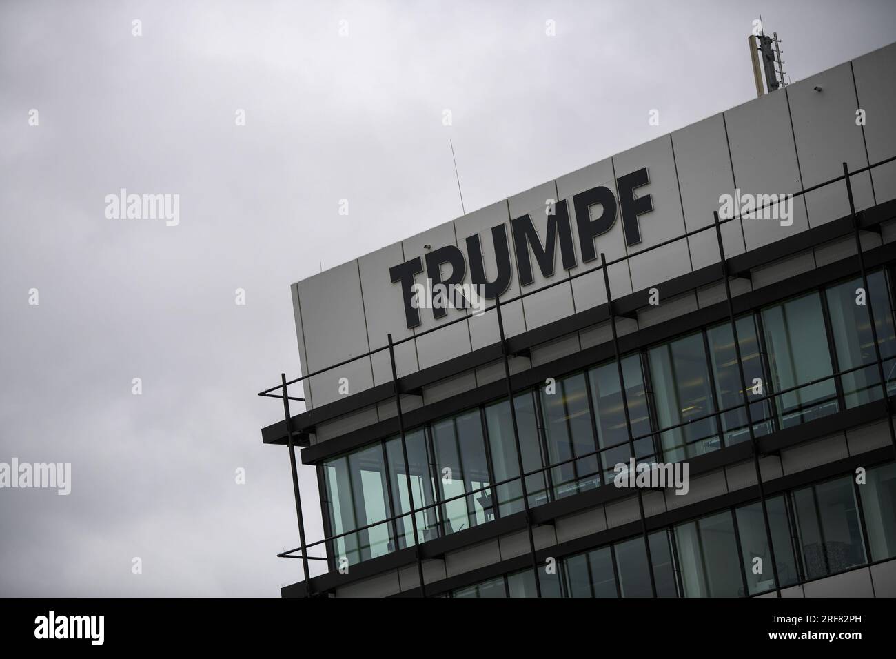 Ditzingen, Germany. 01st Aug, 2023. The factory premises of the Trumpf ...