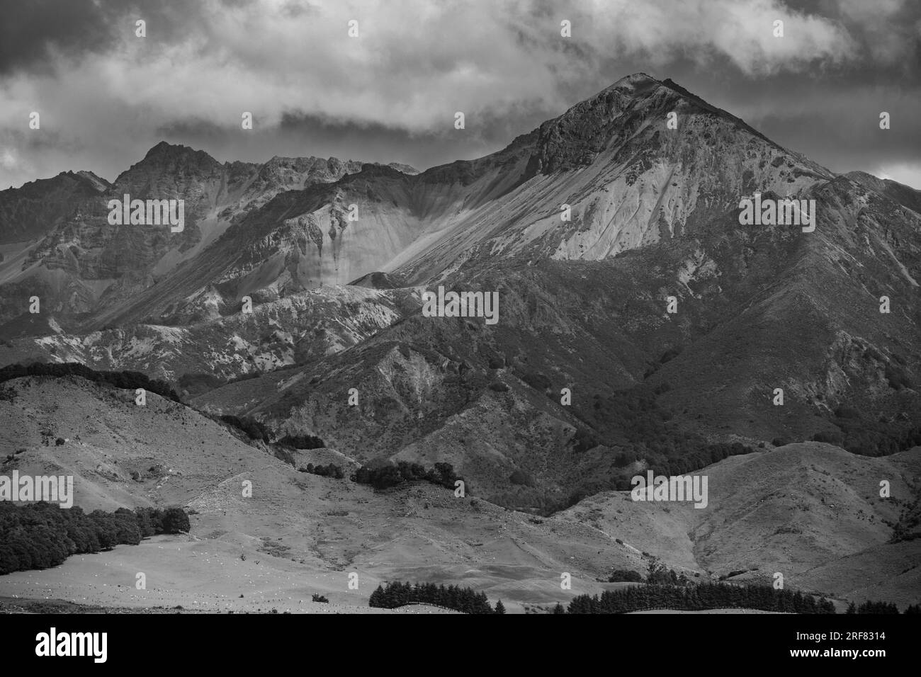Mount Hamilton range in South Island, New Zealand. Photo: Rob Watkins ...