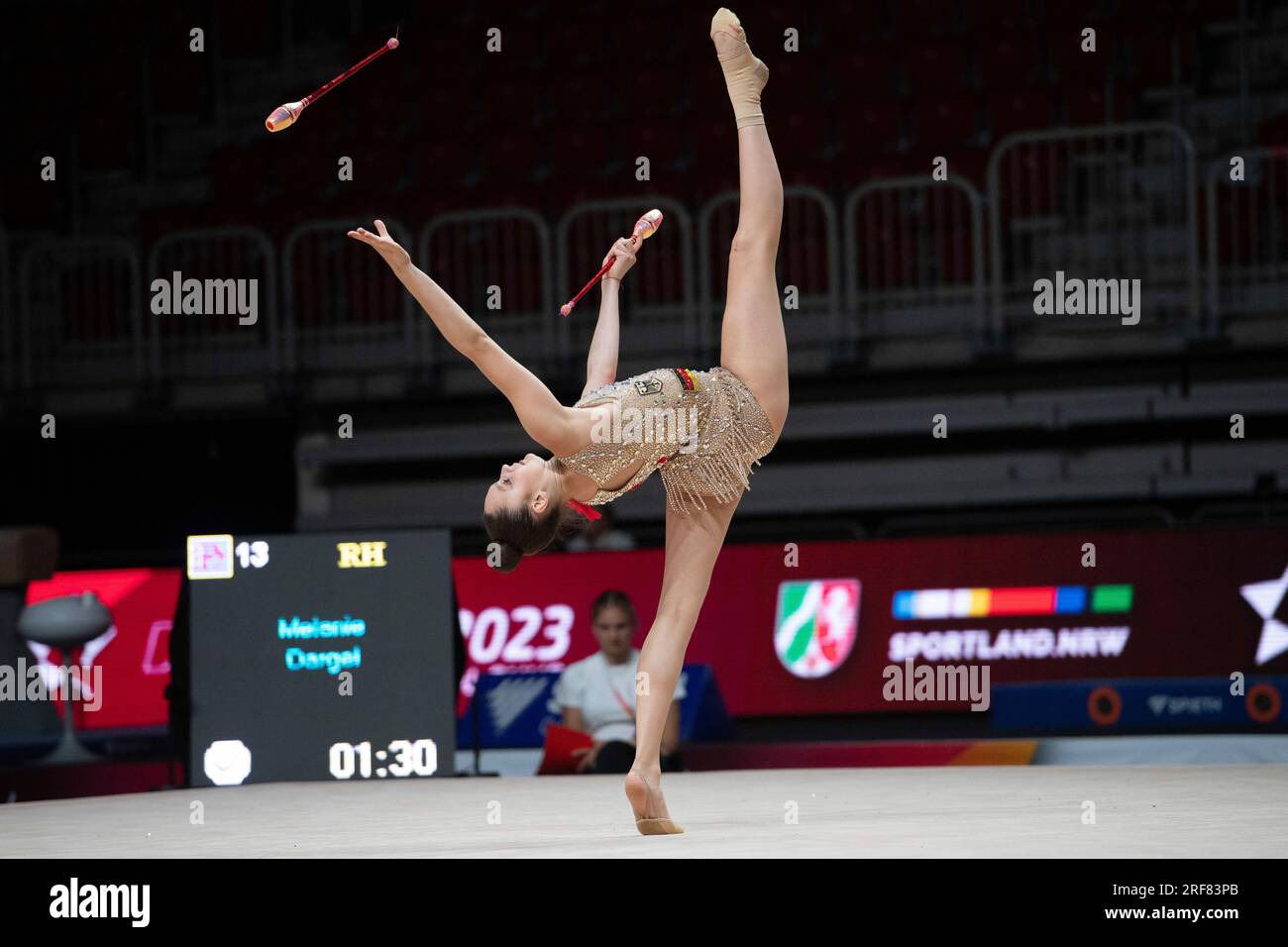 Anna SHENENKO, Bayer Leverkusen, club action, gymnastics, rhythmic gymnastics, individual all ...