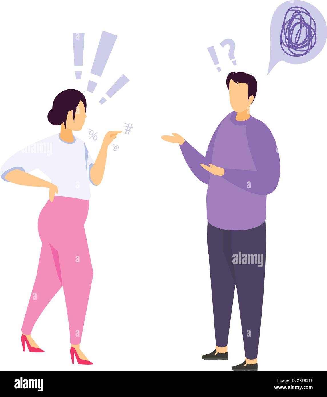 communicating with aggression and anger concept, pointing Finger on ...