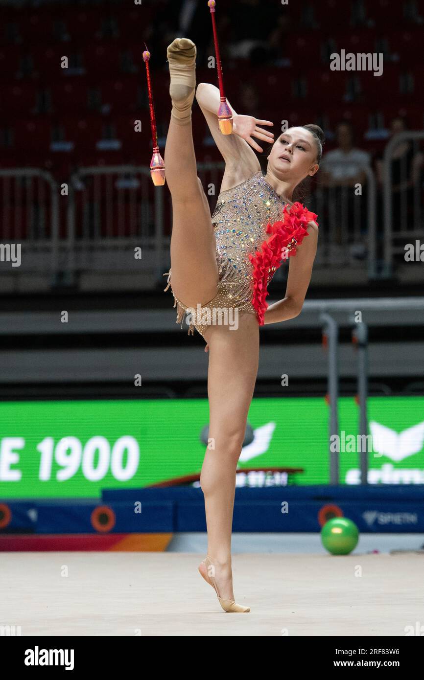Anna SHENENKO, Bayer Leverkusen, club action, gymnastics, rhythmic gymnastics, individual all ...