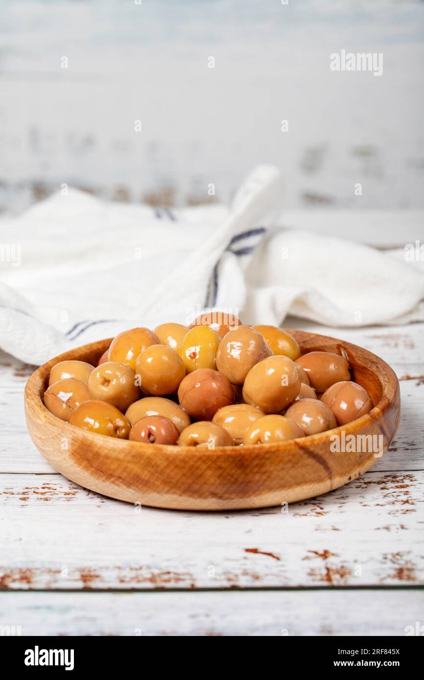 Scratched green olives hi-res stock photography and images - Alamy