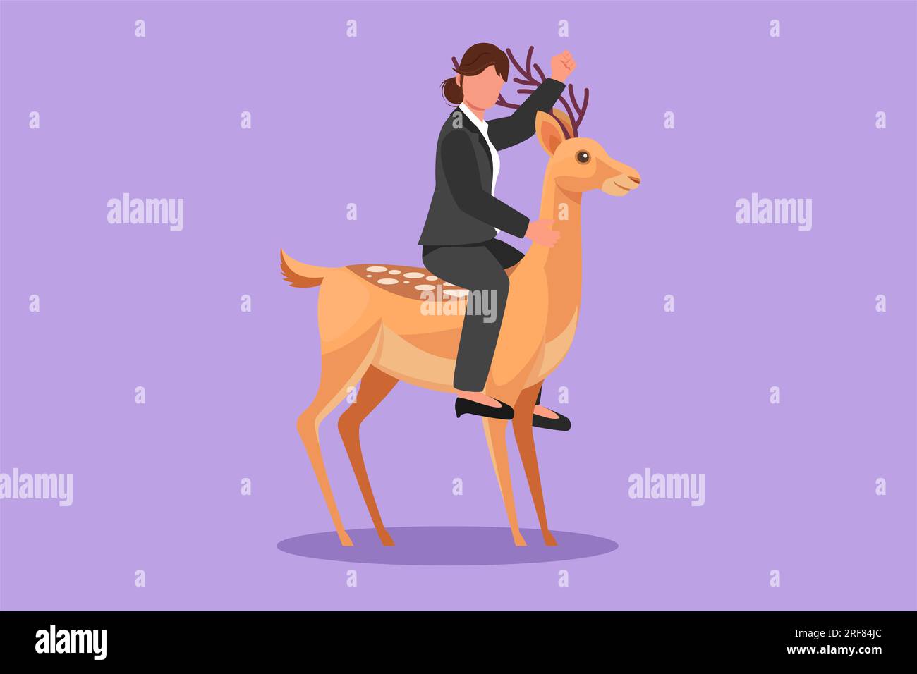 Riding Deer