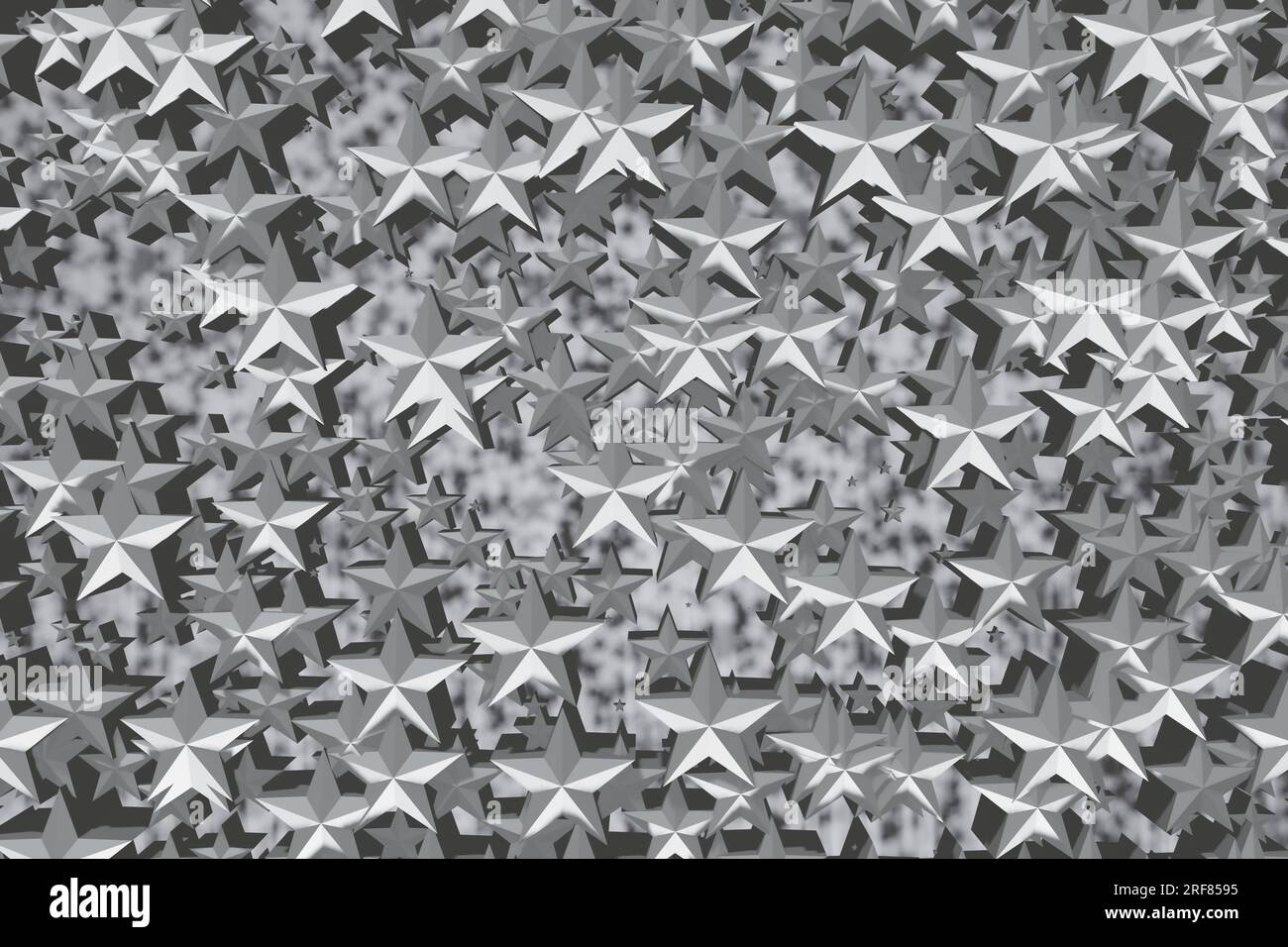 Gray abstract texture, background, art style with star shapes Stock ...