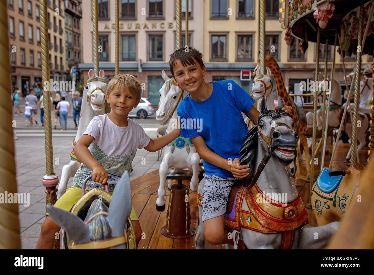 Children carousel house hi-res stock photography and images - Alamy