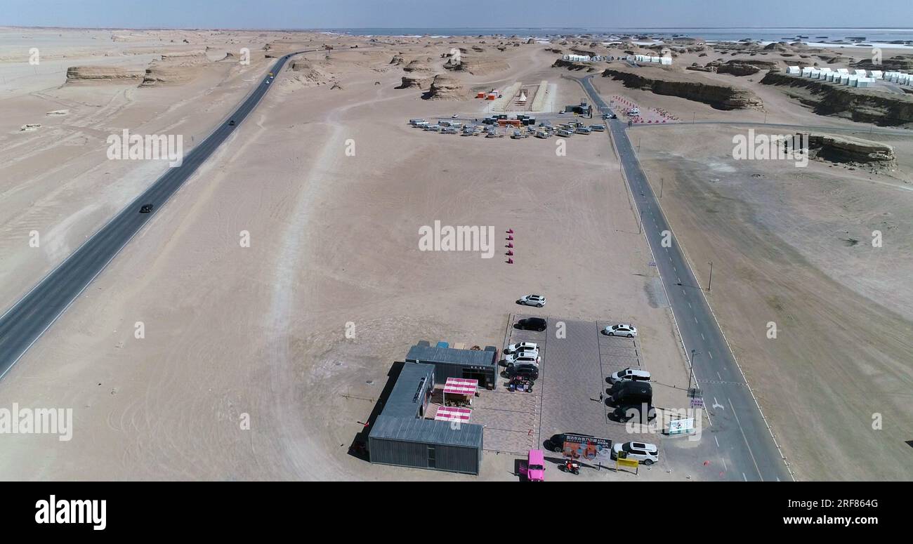 Golmud, China. 01st Aug, 2023. GOLMUD, CHINA - JULY 21, 2023 - This ...