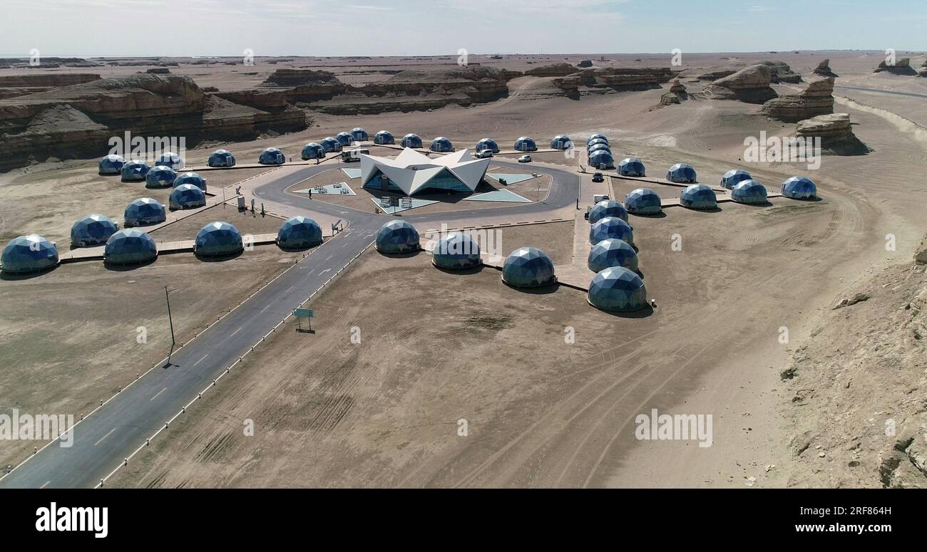 Golmud, China. 01st Aug, 2023. GOLMUD, CHINA - JULY 21, 2023 - This ...