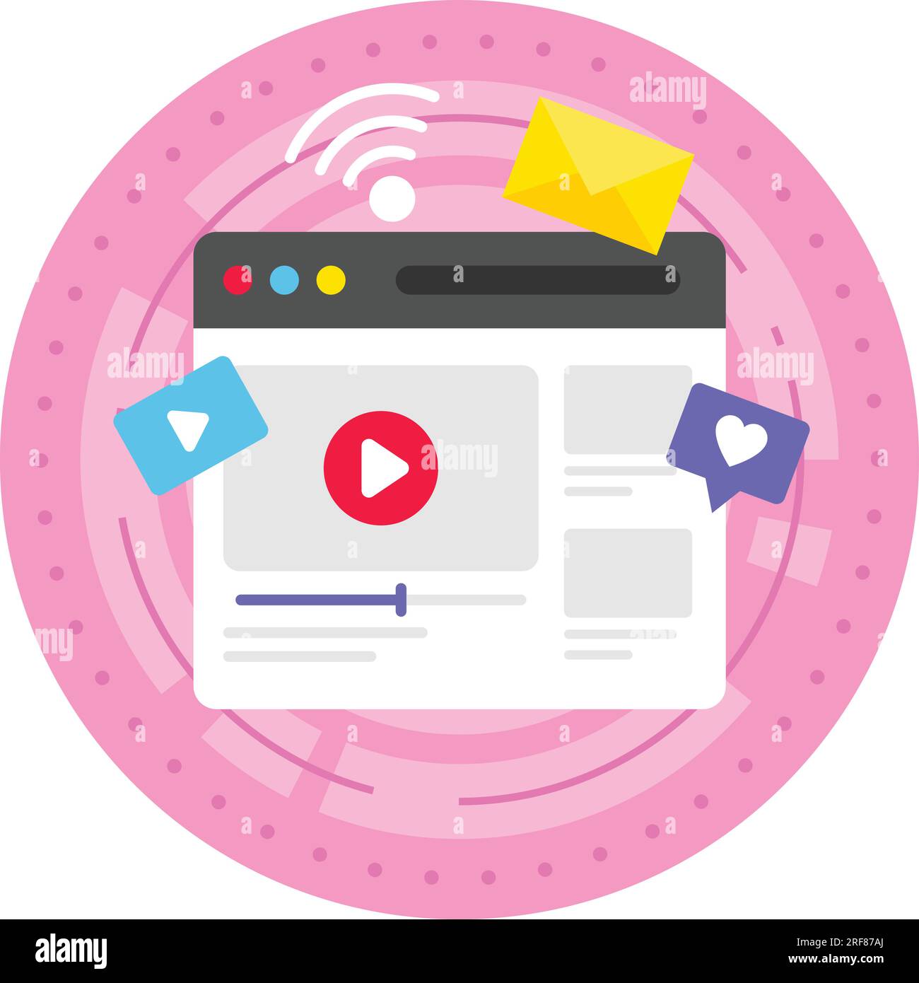 Remote Streaming Machine Vector Icon Design, Cloud Processing Symbol ...