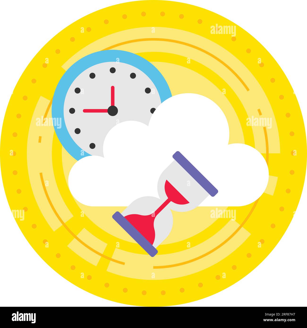 Faster Deployment and Easier scale Vector Icon Design, Cloud Processing ...