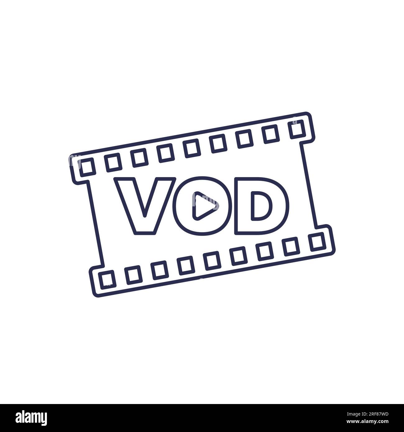 On demand icon Stock Vector Images - Alamy