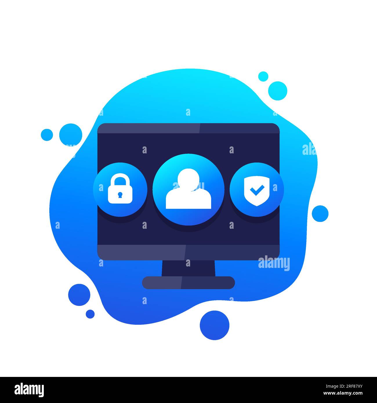 account security icon, vector art Stock Vector Image & Art - Alamy