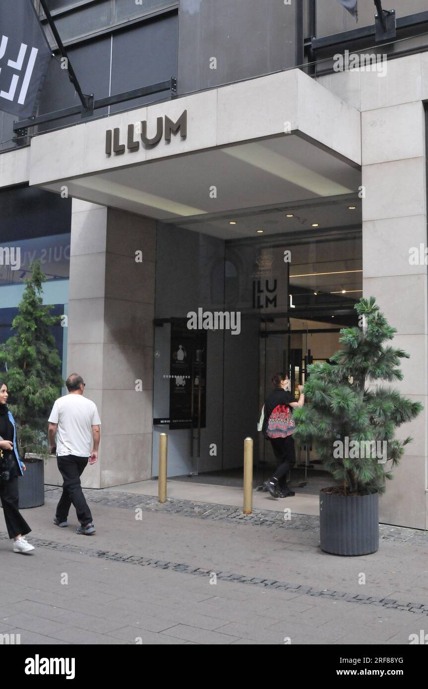 01 August 2023/ Illum department store on stroeget in danish capital Copenhagen Denmark. (Photo ...