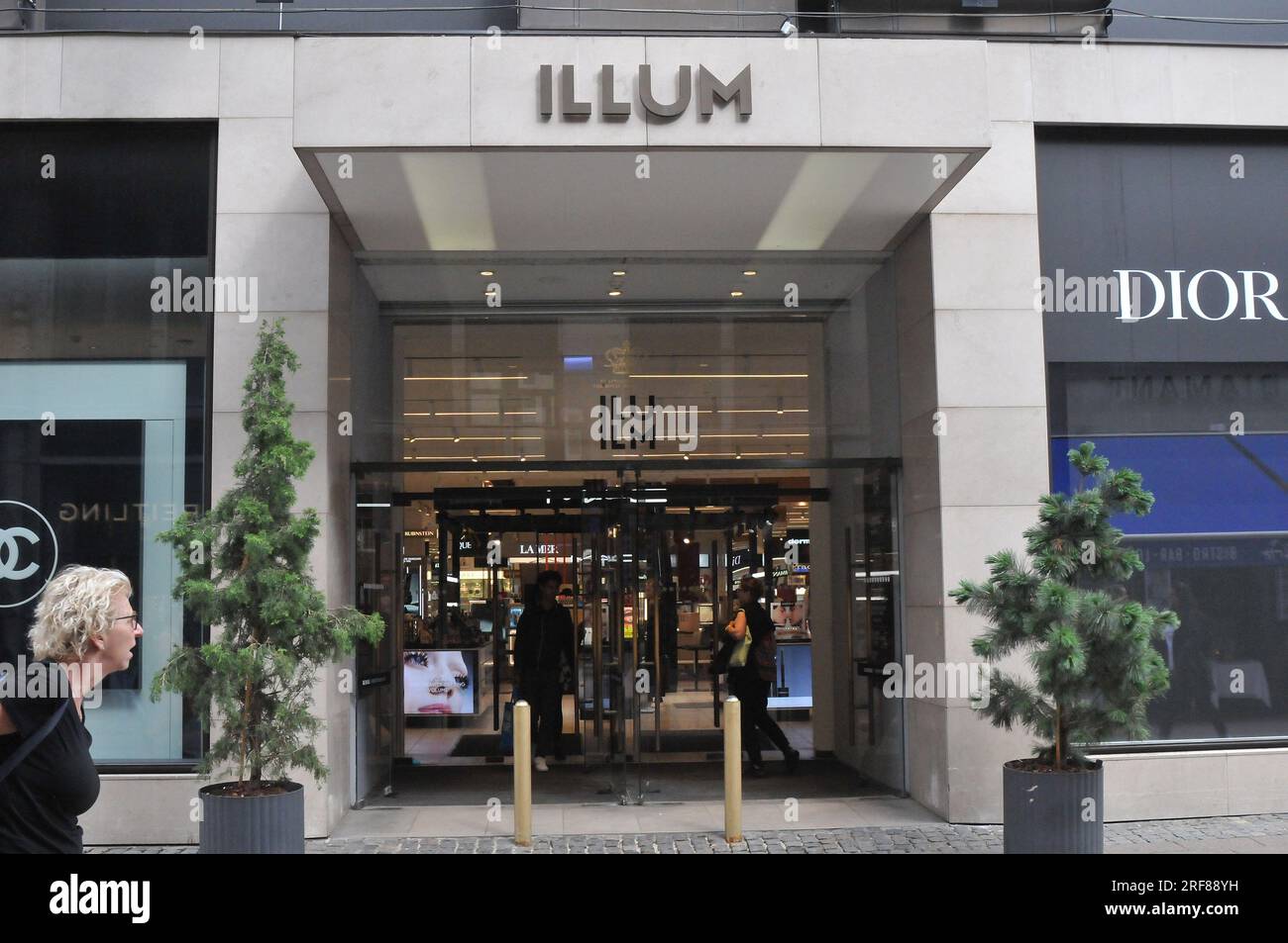 01 August 2023/ Illum department store on stroeget in danish capital Copenhagen Denmark. (Photo ...