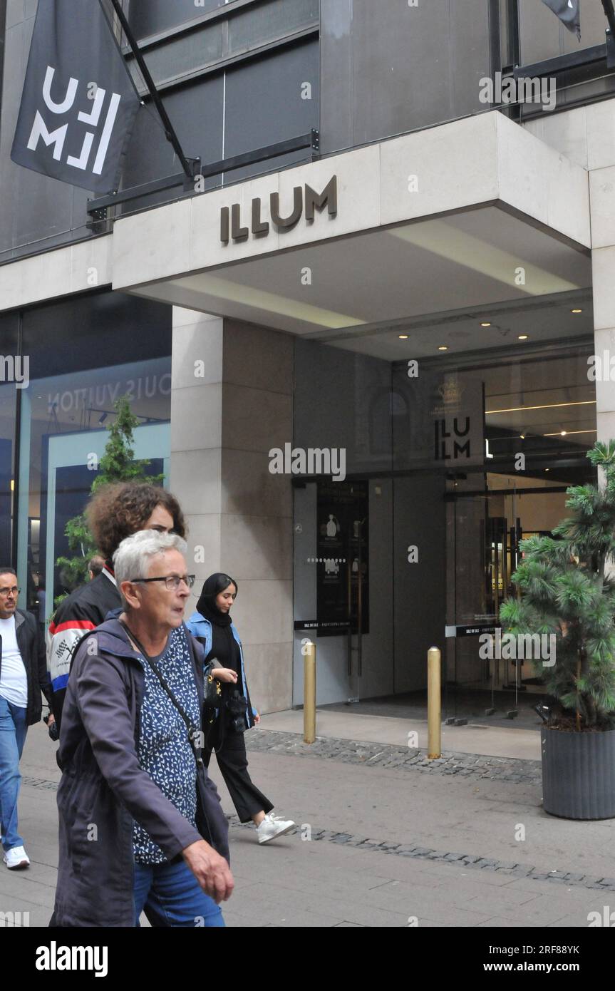 01 August 2023/ Illum department store on stroeget in danish capital Copenhagen Denmark. (Photo ...