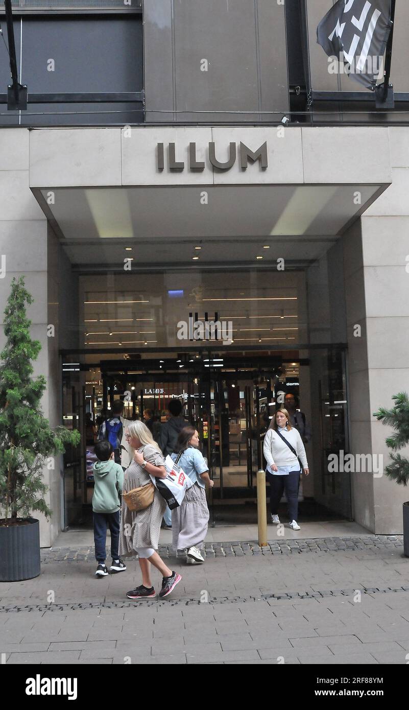 01 August 2023/ Illum department store on stroeget in danish capital Copenhagen Denmark. (Photo ...
