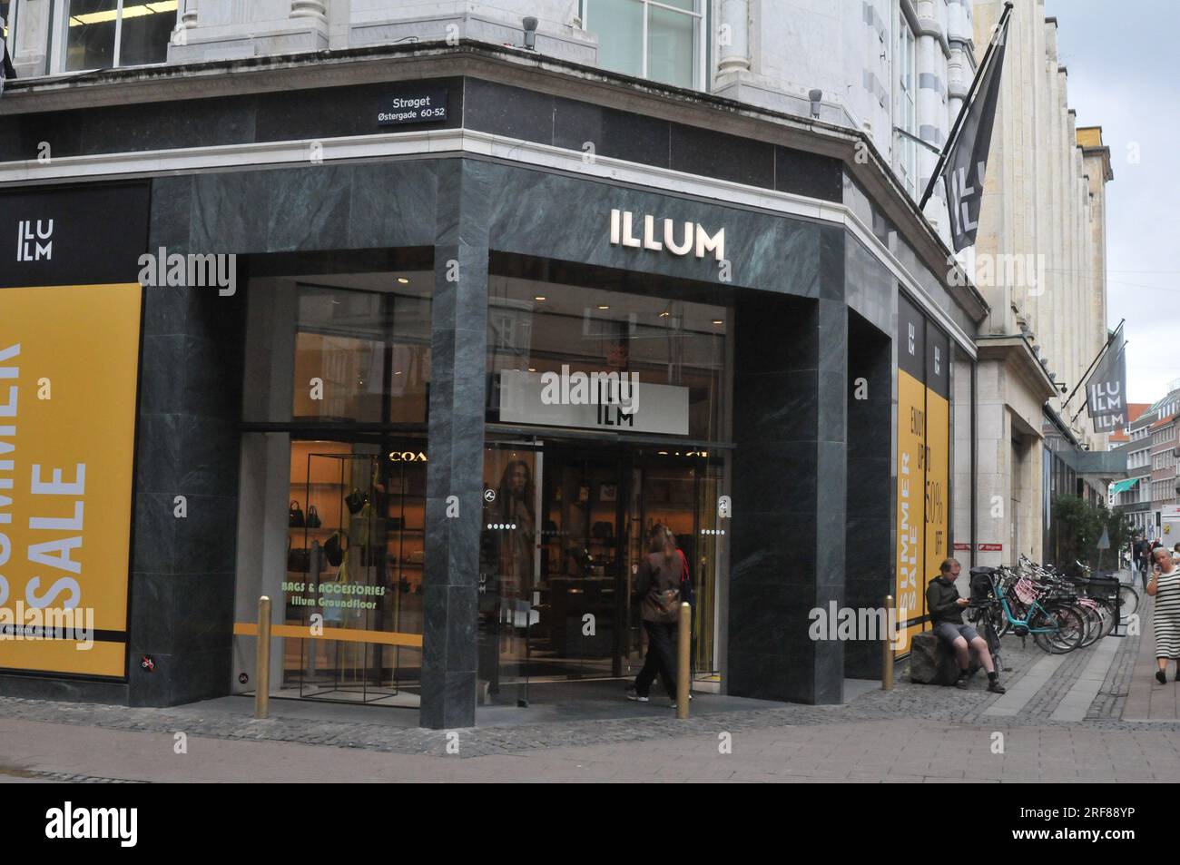 01 August 2023/ Illum department store on stroeget in danish capital ...