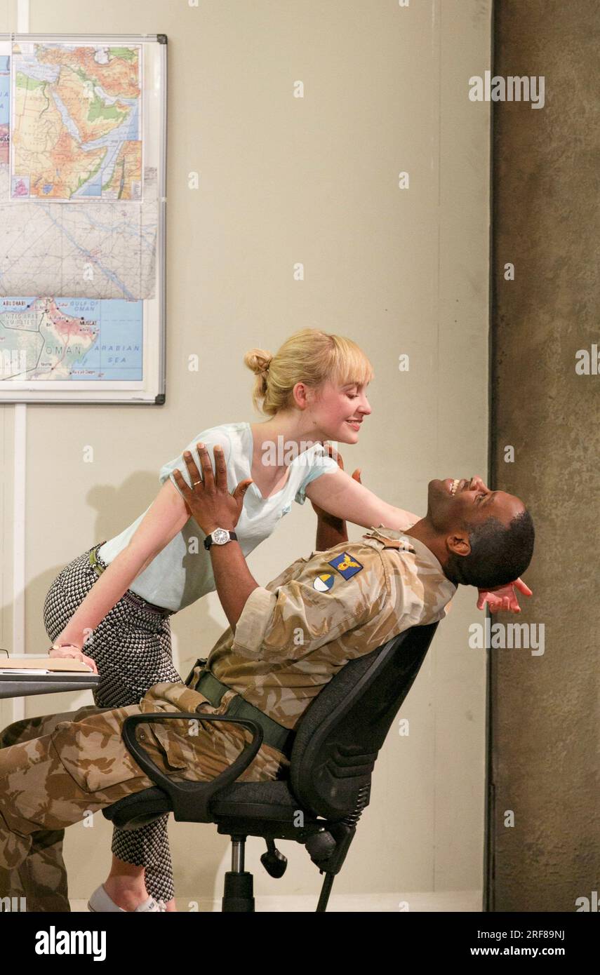 Olivia Vinall (Desdemona), Adrian Lester (Othello) in OTHELLO by ...