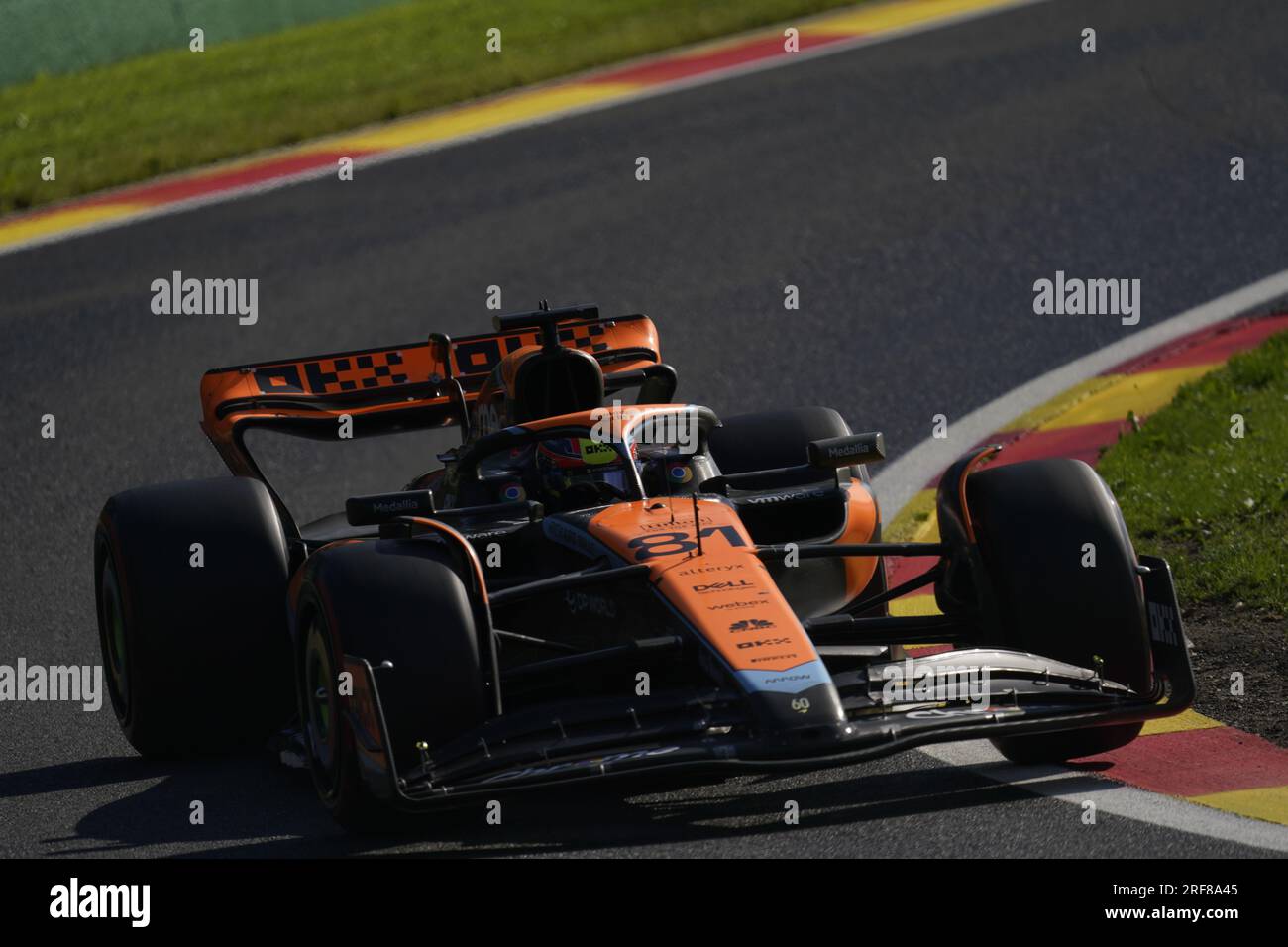 Oscar Piastri of Australia driving the (81) McLaren F1 Team MCL60 ...