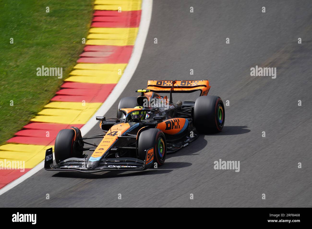 Lando Norris of Uk driving the (4) McLaren F1 Team MCL60 Mercedes ...
