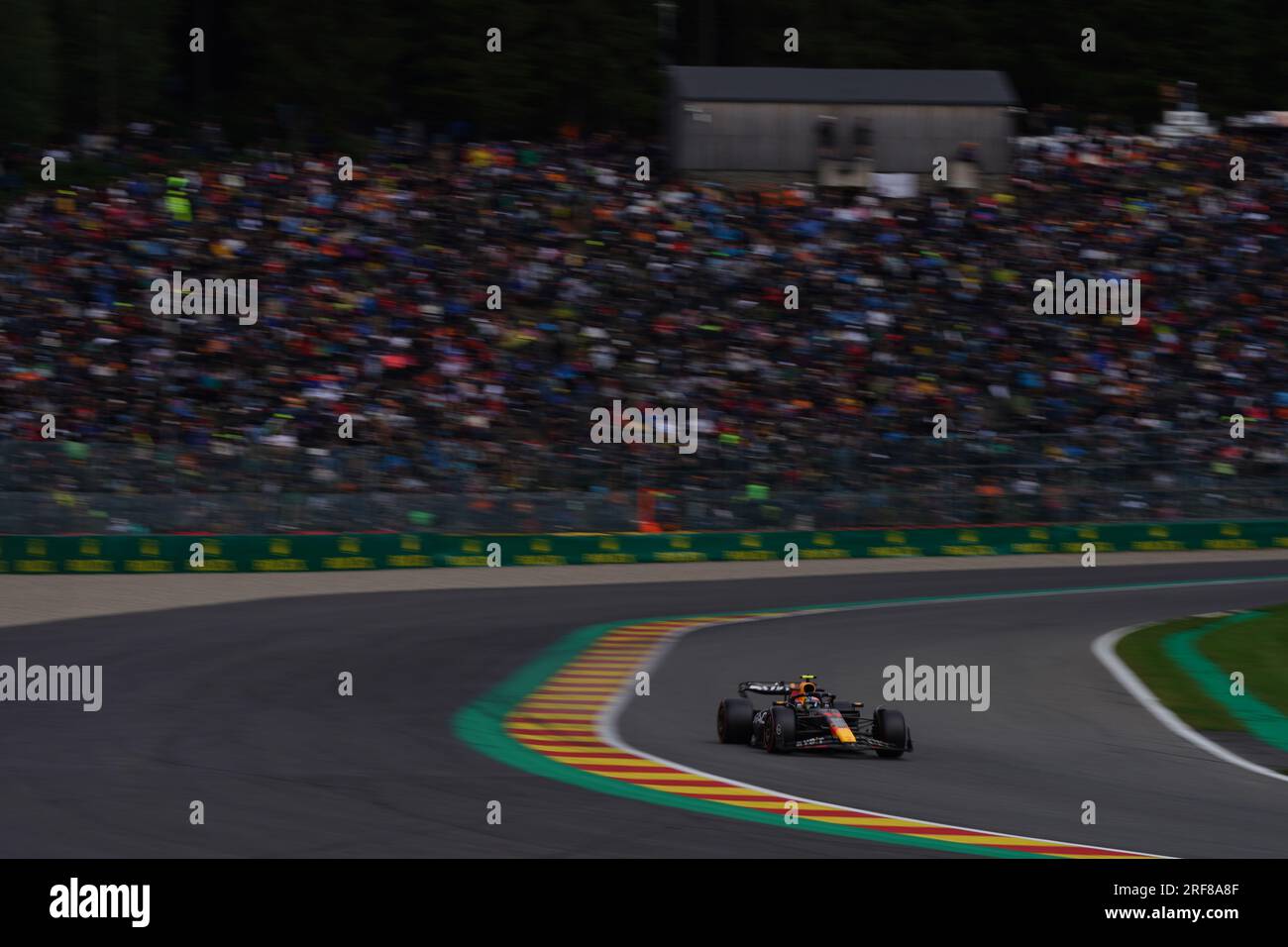 Sergio Perez of Mexico driving the (11) Oracle Red Bull Racing RB19 ...