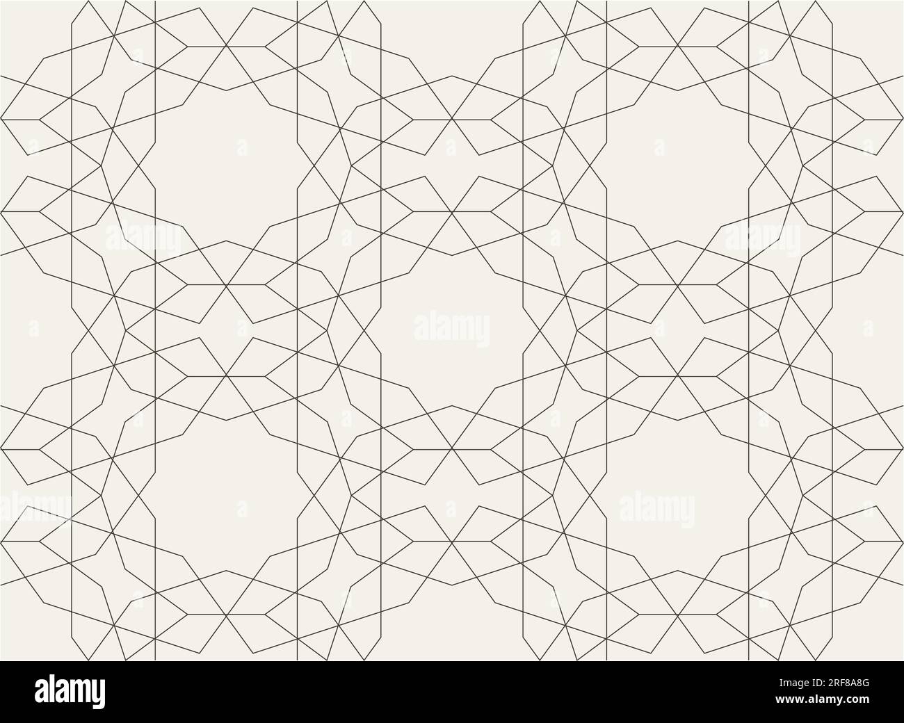 Linear stylish modern pattern with oriental theme for corporate ...