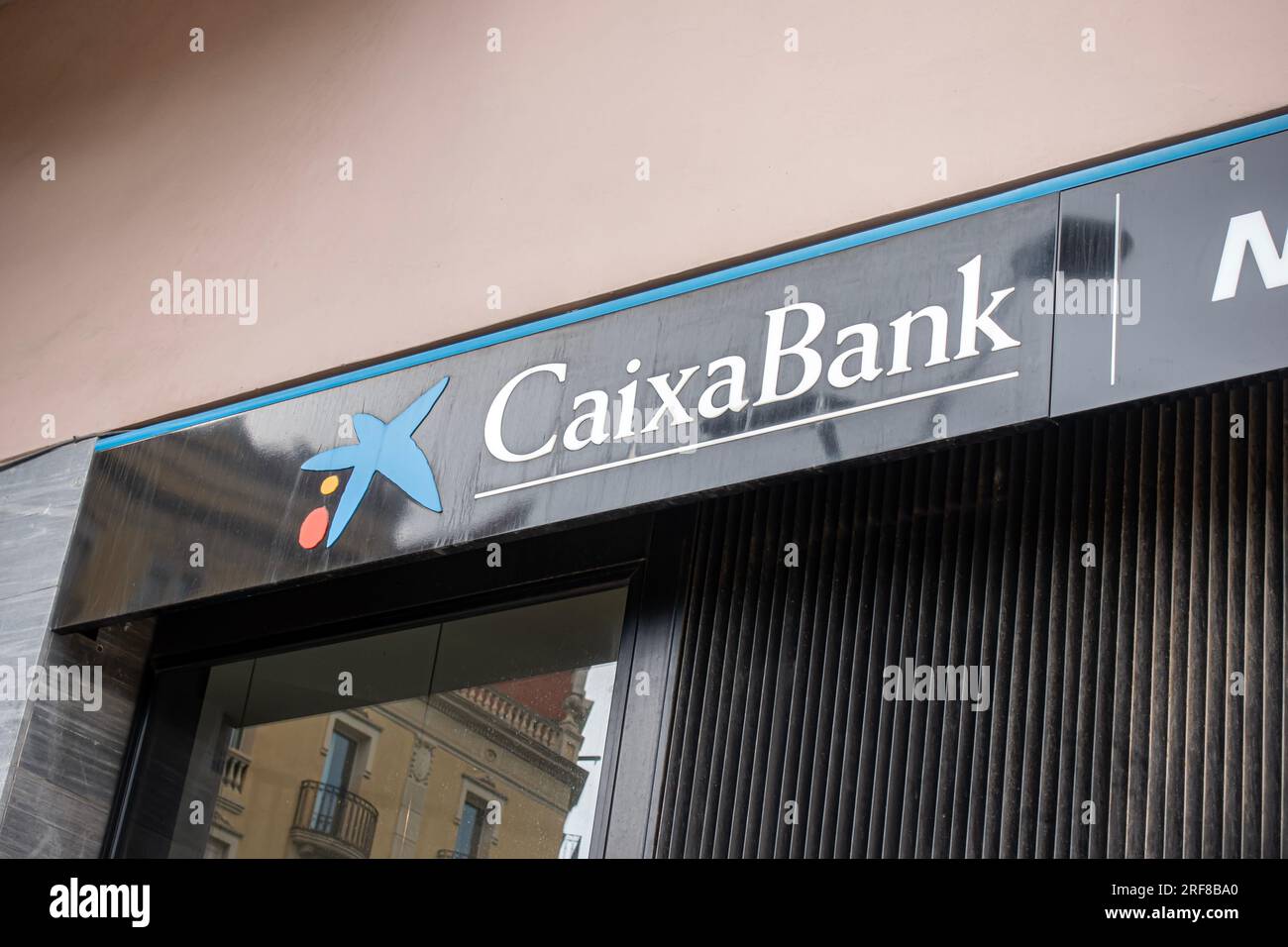 Barcelona, Spain - May 9, 2022, CaixaBank logo. CaixaBank is a Spanish ...