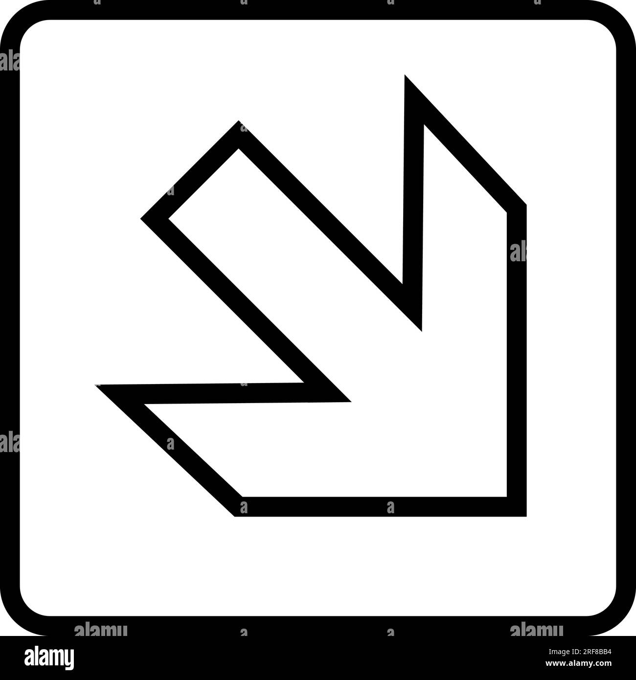 white up down stairway arrow emergency line icon vector illustration ...