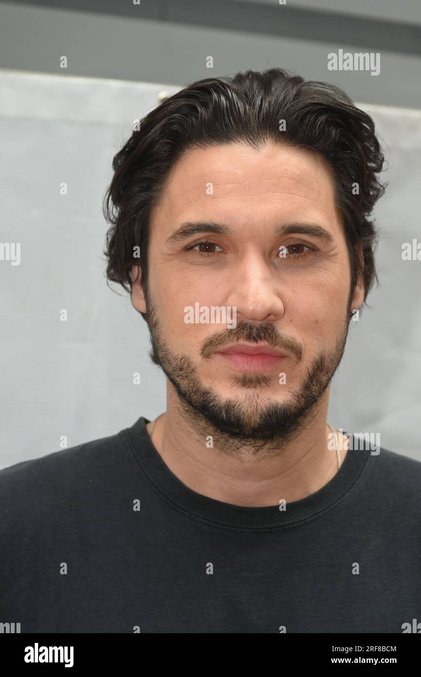 Cologne, Germany. 31st July, 2023. Actor Alexander Milo poses with the ...
