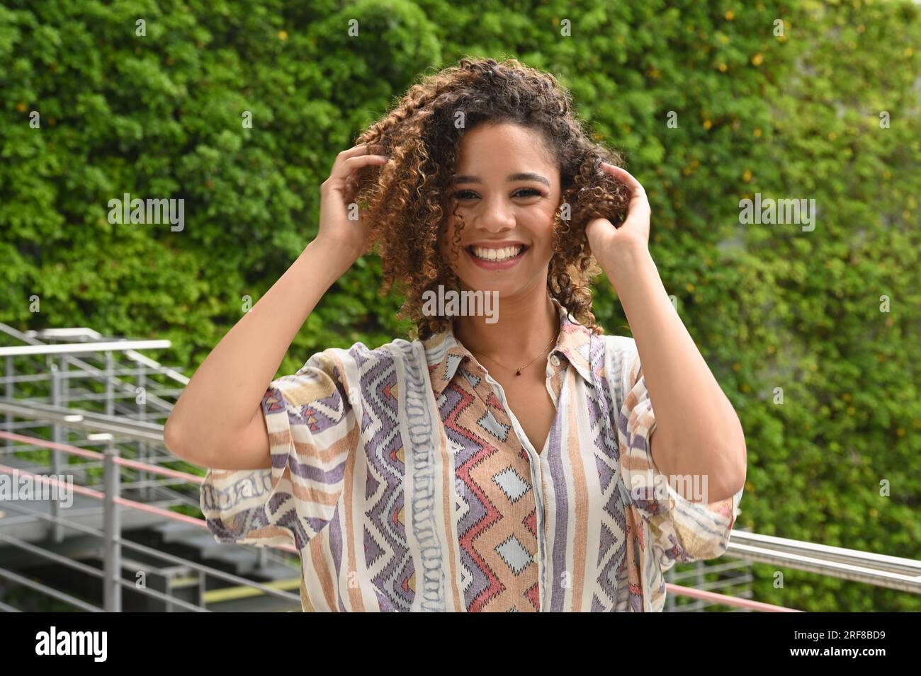 Cologne, Germany. 31st July, 2023. Actress Jess Maura poses with the ...