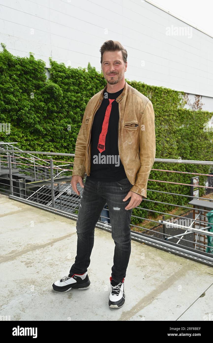 Cologne, Germany. 31st July, 2023. Actor Jan Ammann poses with the ...
