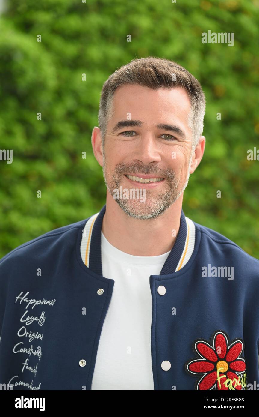 31 July 2023, North Rhine-Westphalia, Cologne: Actor Jo Weil poses with ...