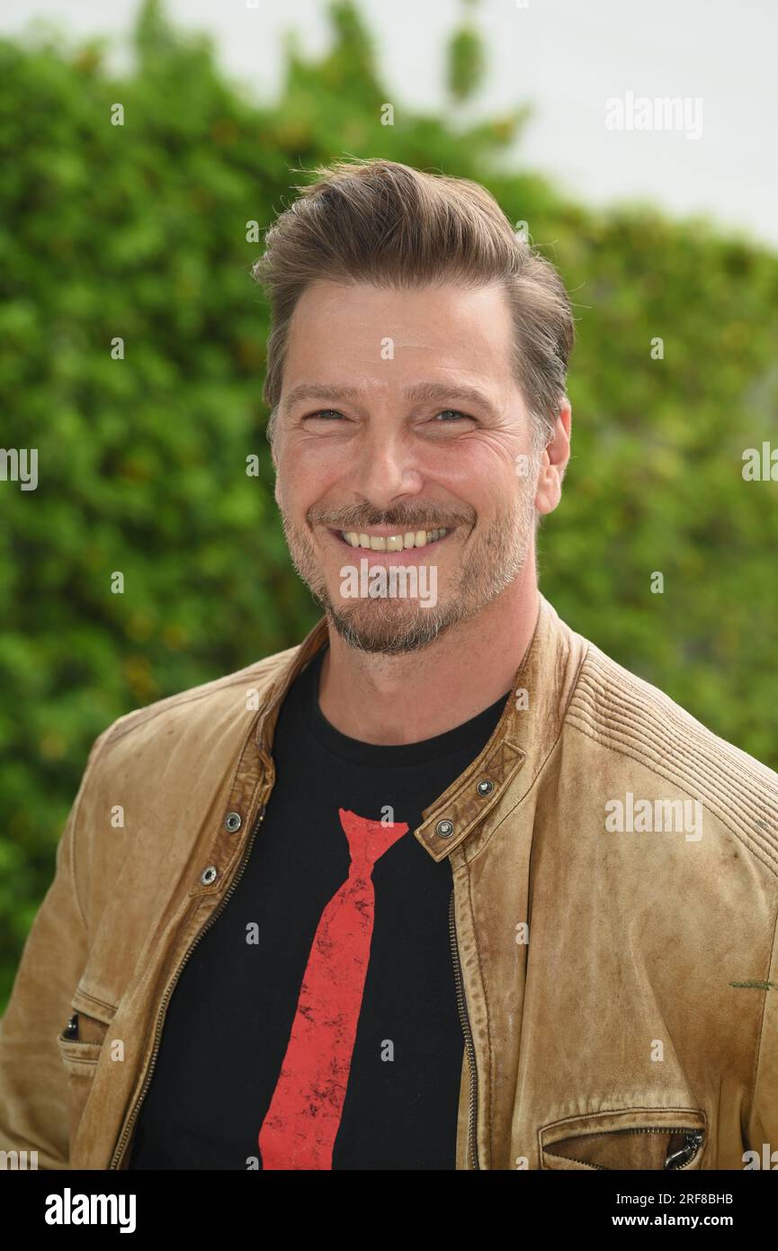 31 July 2023, North Rhine-Westphalia, Cologne: Actor Jan Ammann poses ...