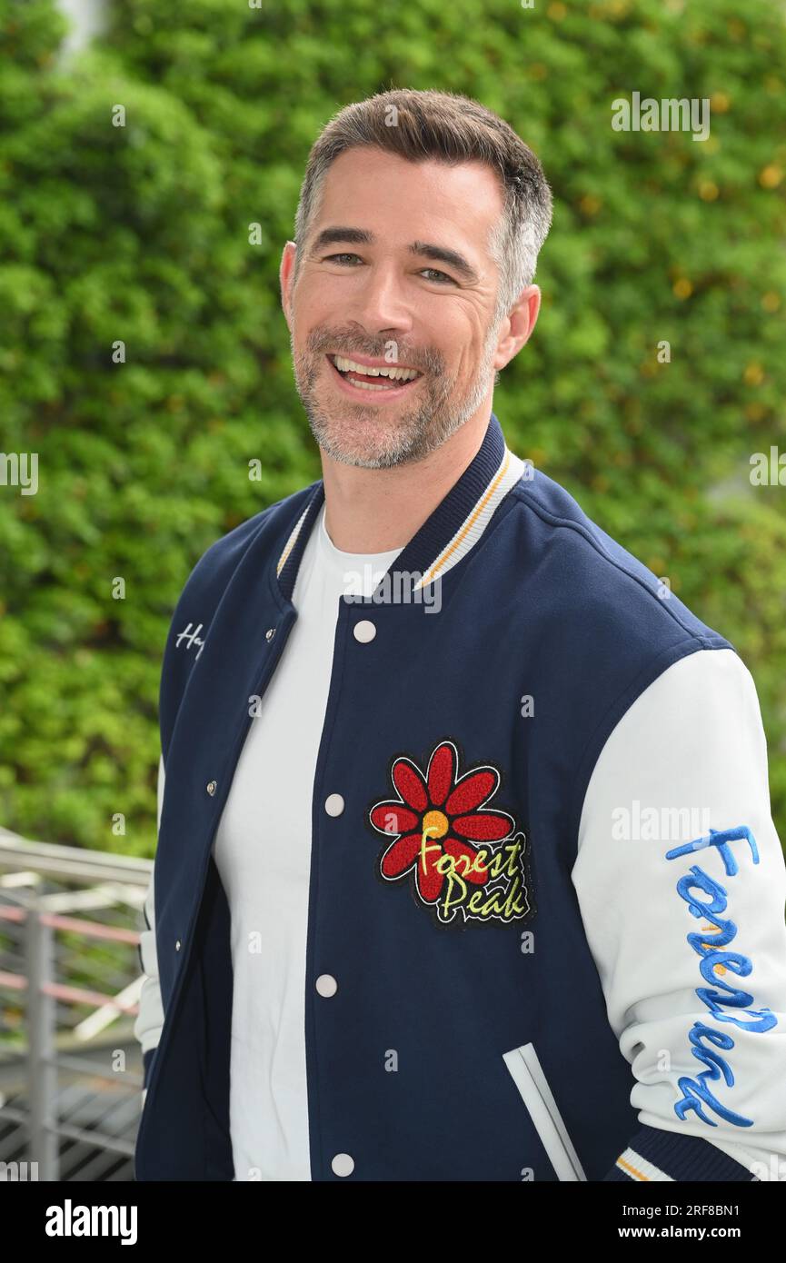 31 July 2023, North Rhine-Westphalia, Cologne: Actor Jo Weil poses with ...