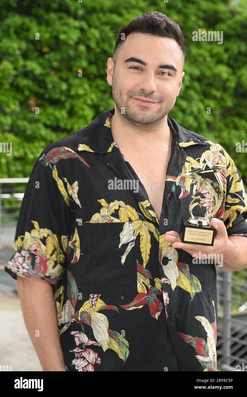 Cologne, Germany. 31st July, 2023. Actor Lars Steinhöfel poses at the ...