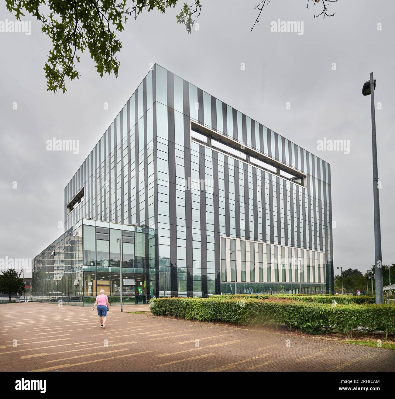 The Corby Cube local government building at the town centre of Corby ...
