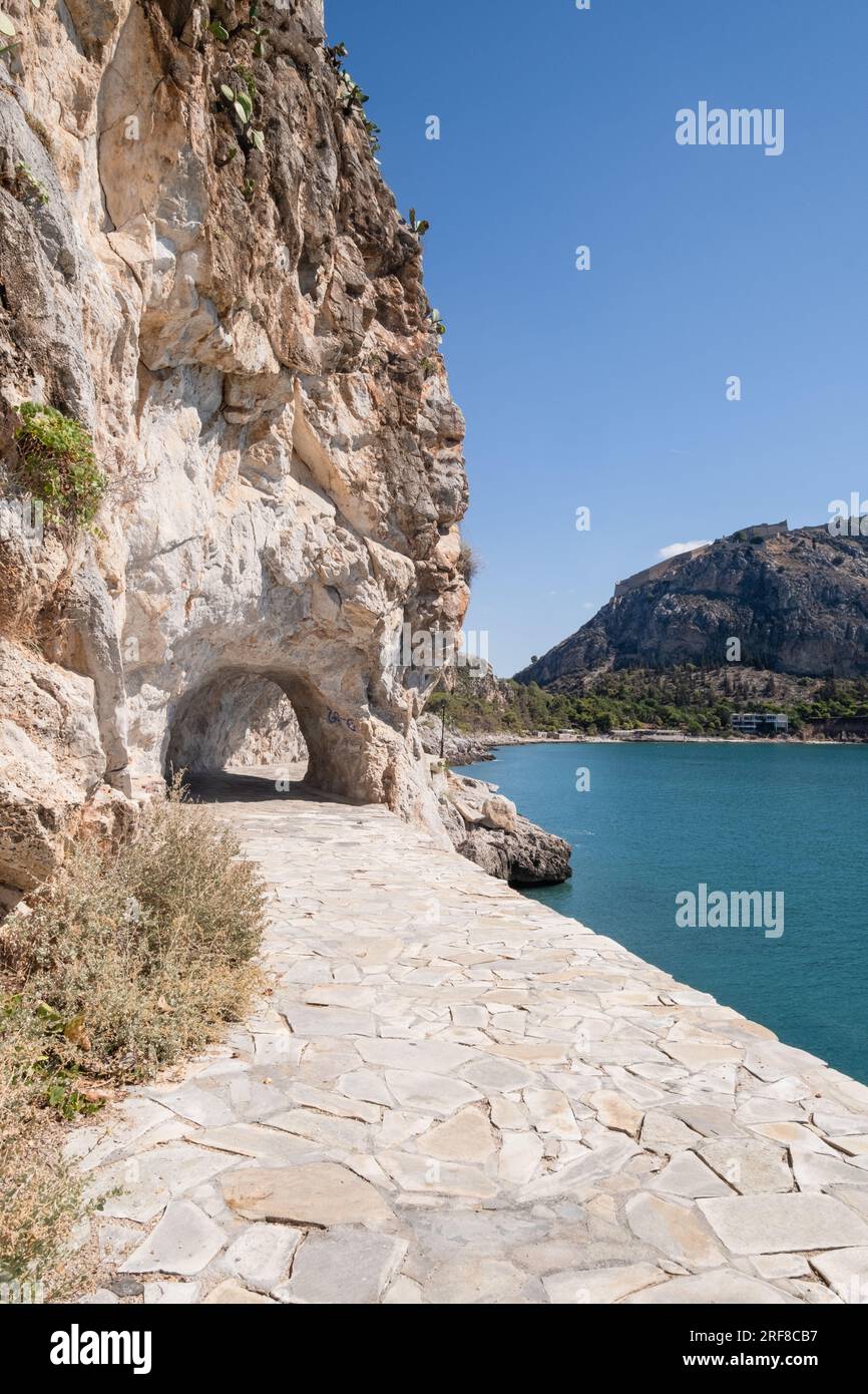 Nafplio arvanitia beach hi-res stock photography and images - Alamy