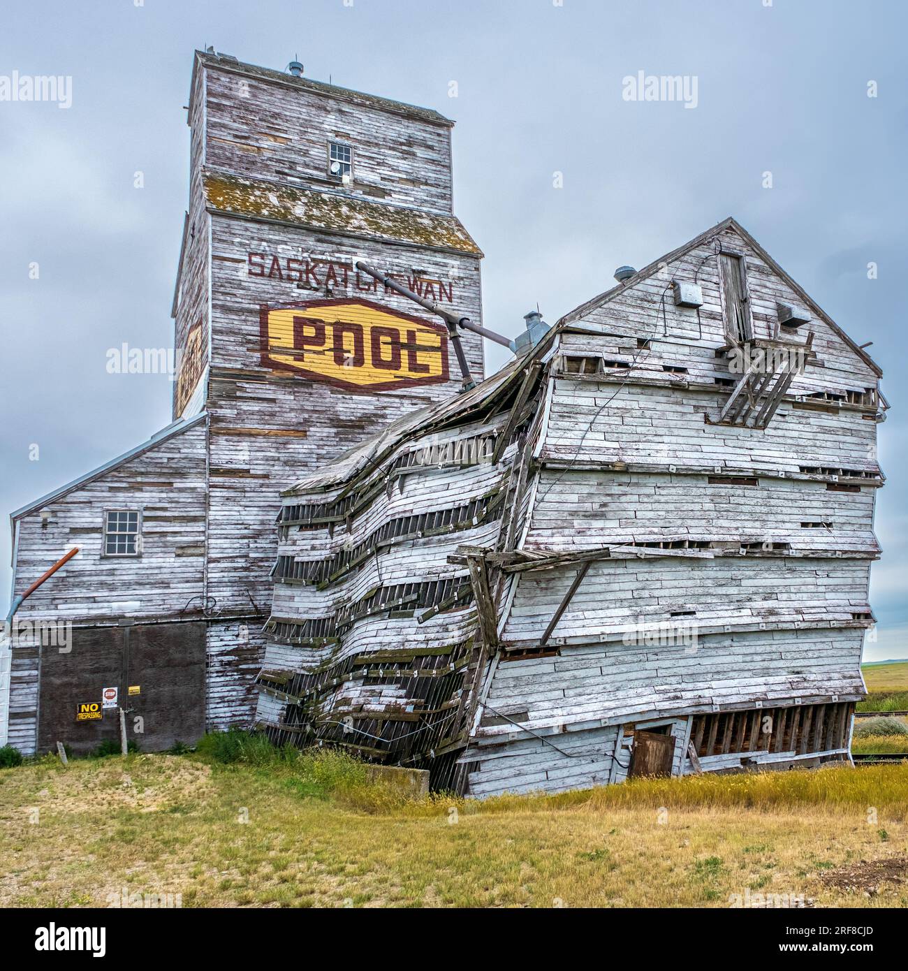 Many of the old iconic Saskatchewan grain elevators are falling into a state of disrepair and ...