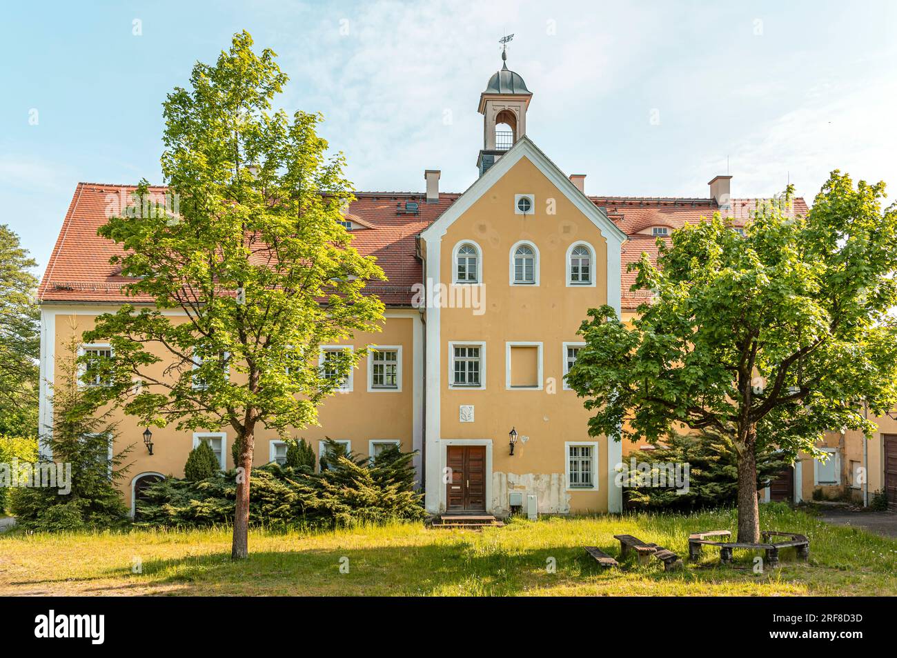Hunting castle Grillenburg at the spa village Hartha at the Tharandt ...