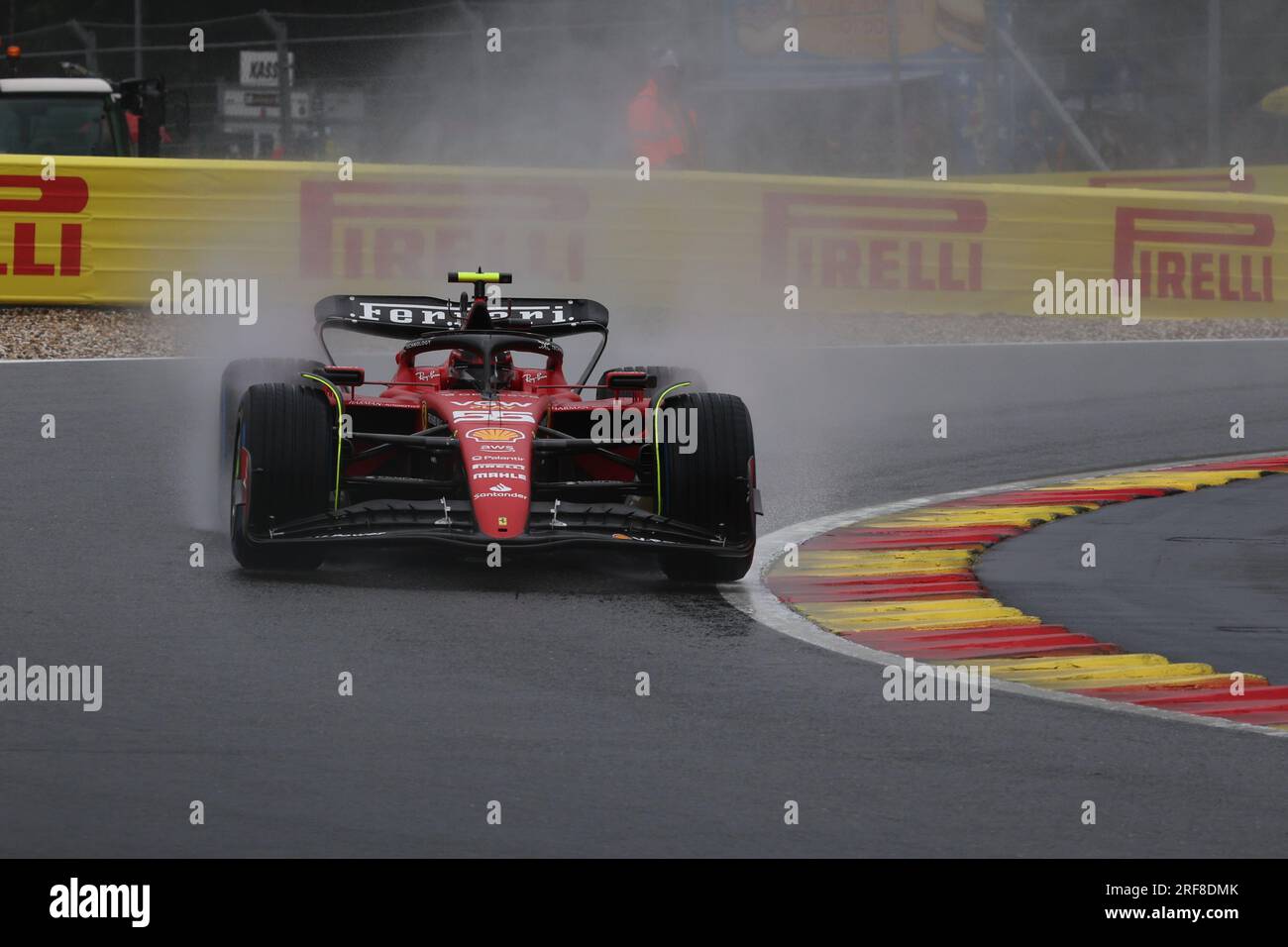 Carlos Sainz Jr. of Spain driving the (55) Scuderia Ferrari SF-23 ...