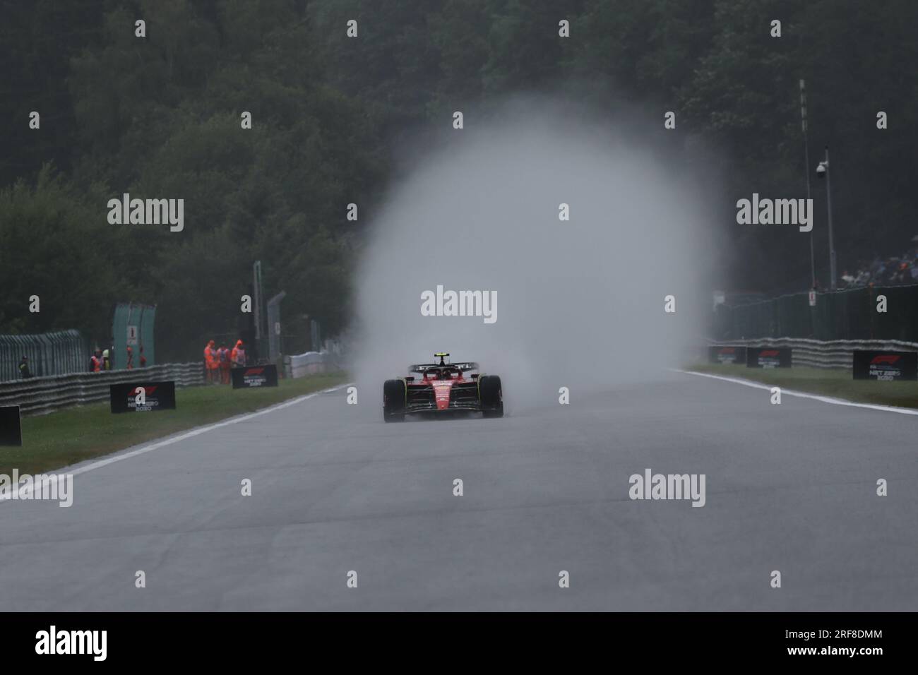 Carlos Sainz Jr. of Spain driving the (55) Scuderia Ferrari SF-23 ...