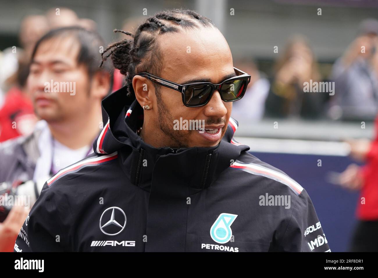 Lewis Hamilton of Uk driving the (44) Mercedes-AMG Petronas F1 Team F1 ...