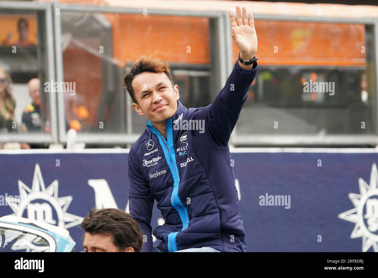 Alexander Albon of Thailand driving the (23) Williams Racing FW45 Mercedes during the Formula 1 ...