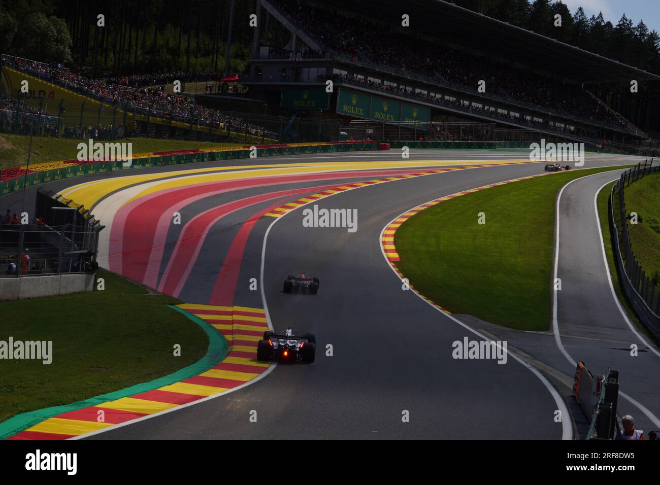 A view of Eau Rouge and Radillon turns during the Formula 1 MSC Cruises ...