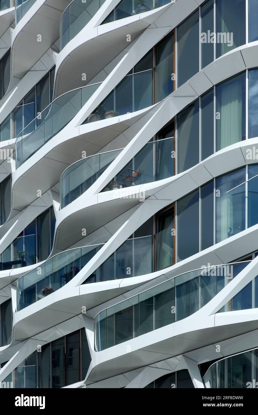 Detail of the 142m high Lighthouse 2.0 / Fyrtårnet, Denmark's tallest ...