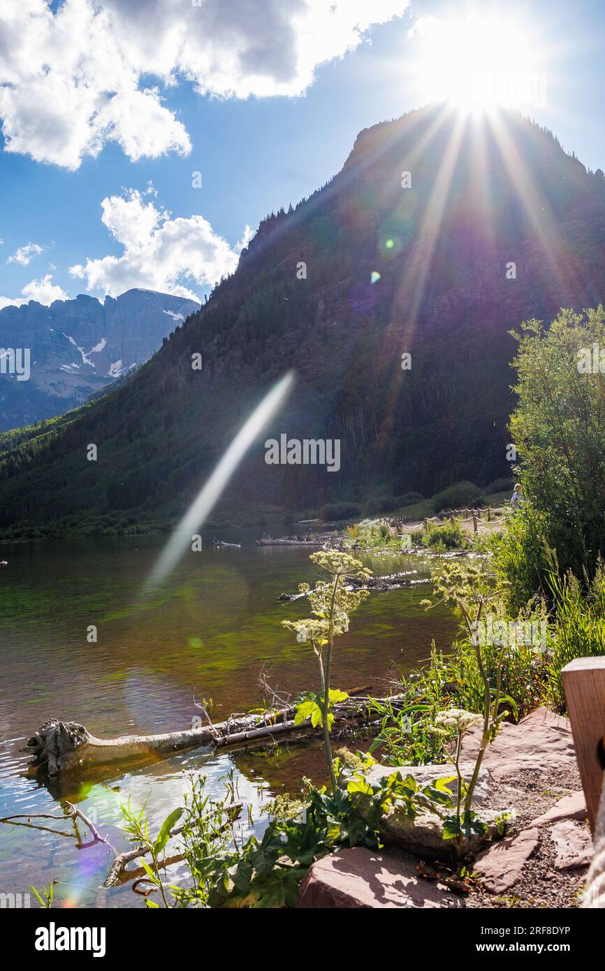 Maroon bells in Colorado is a nature lover's delight! The bells are ...