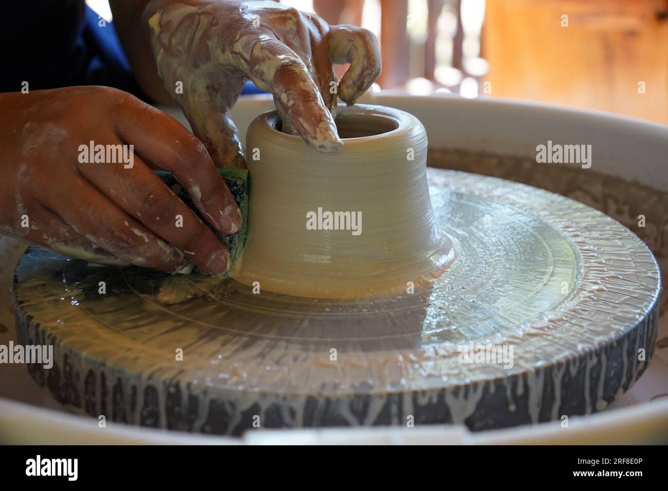 Mud hands action hi-res stock photography and images - Alamy