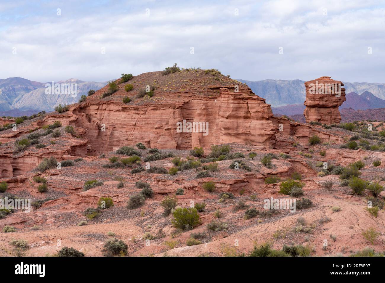 Eroded geologic features of Talampaya Formation sandstone in Talampaya ...