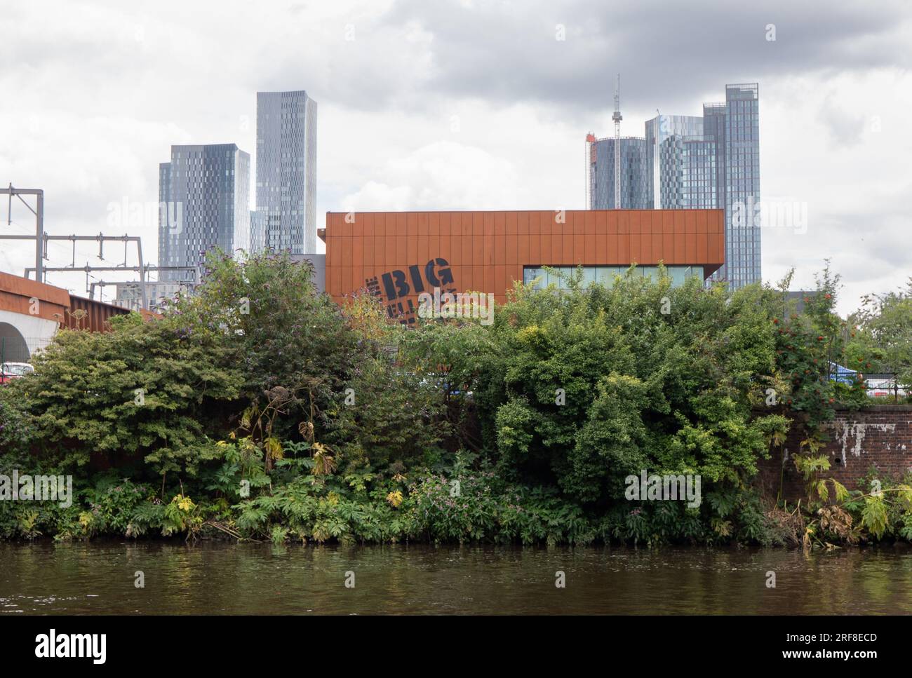 Urban development alongside the River Irwell, Salford, Borough of ...